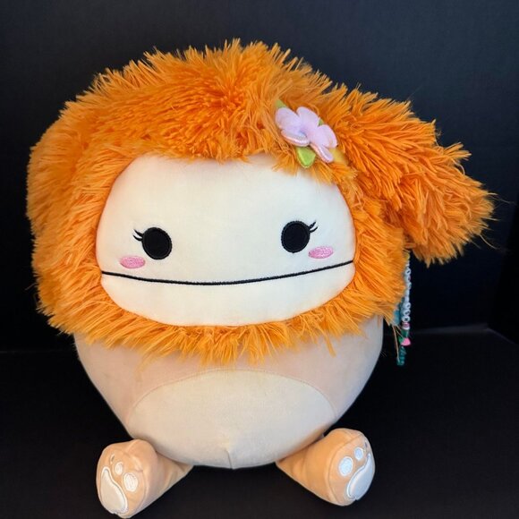 Squishmallows | Other | Squishmallow 2 Shasta Orange Bigfoot Flower ...